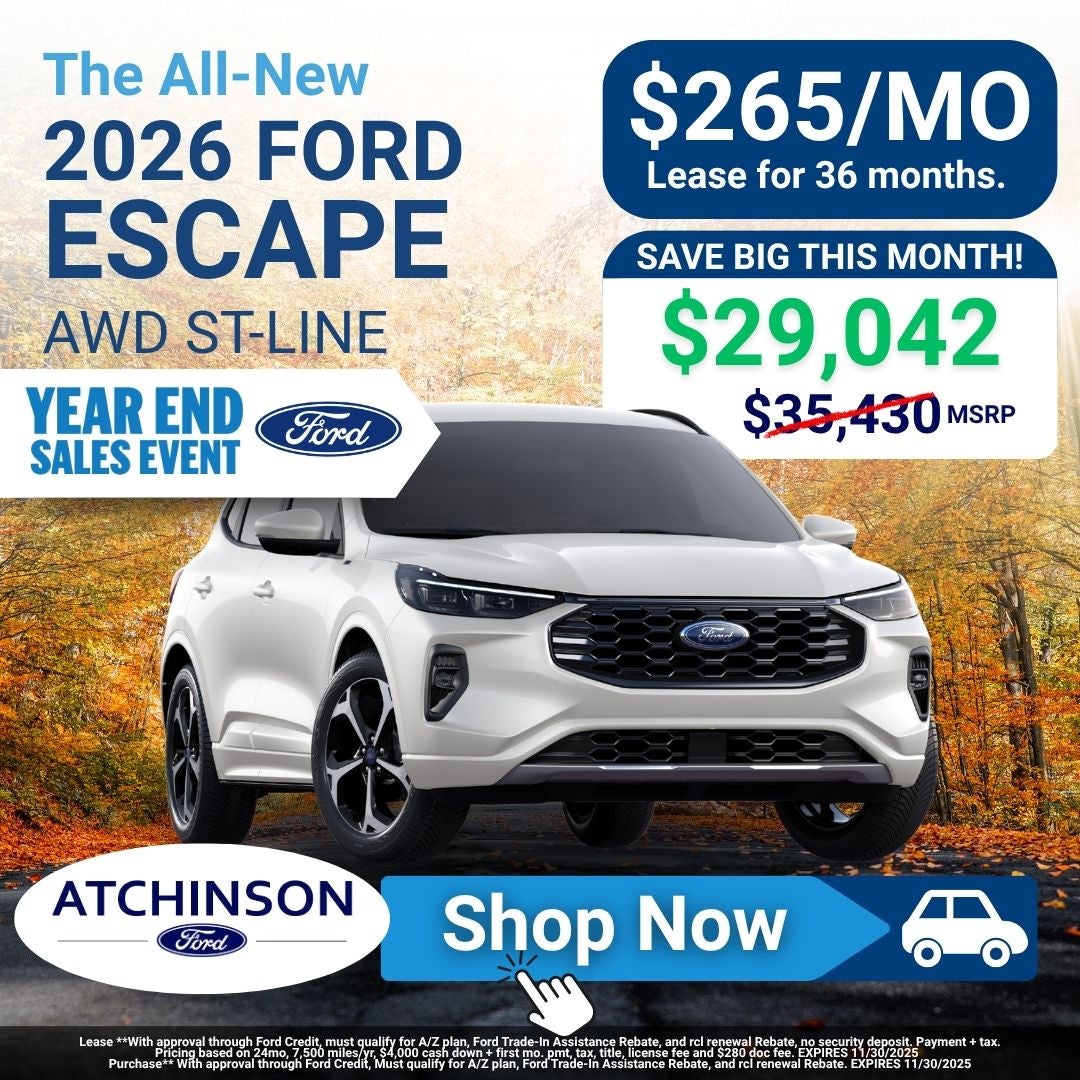 2026 Escape | Atchinson Ford Specials Belleville, MI